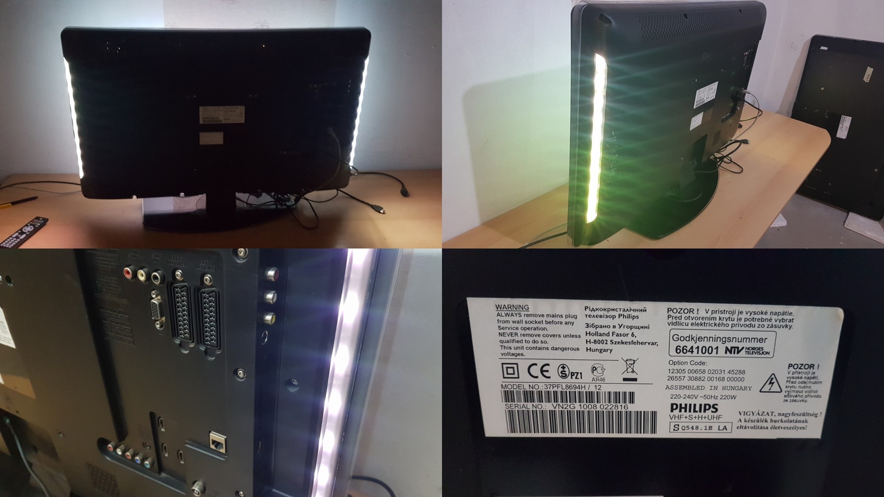 AK1.smart tv PHILIPS 37 inca FULL HD,ambilight,INRERNET (75613197) - Limundo.com