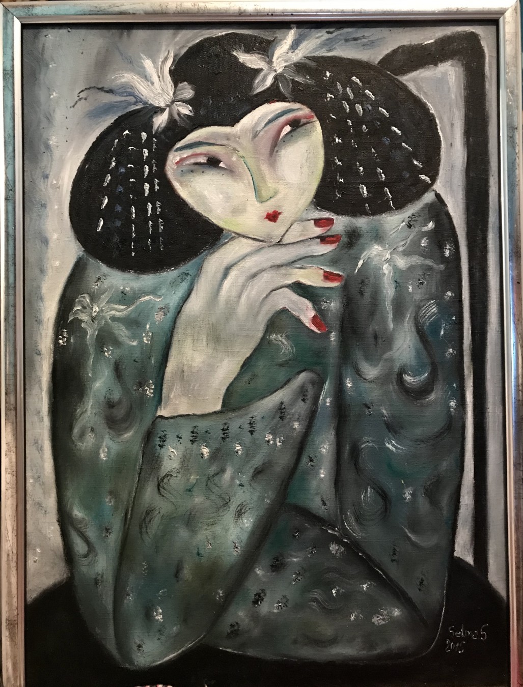 Gejsa 70x50 ulje na platnu (78957971) - Limundo.com