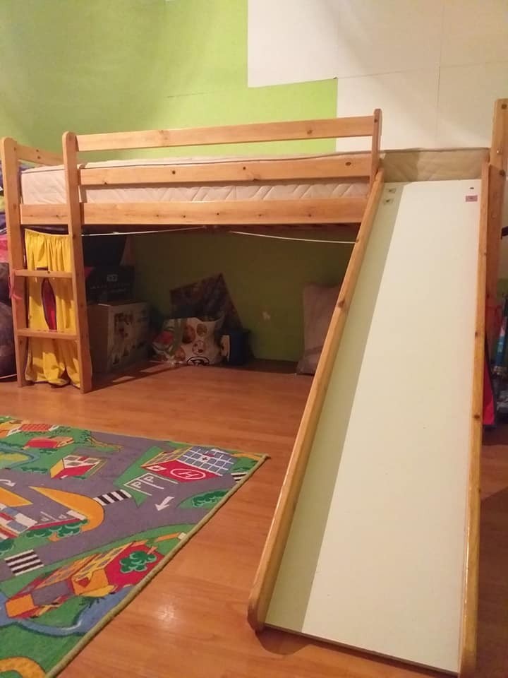 KREVET ZA DECU SA TOBOGANOM (84514359) - Limundo.com