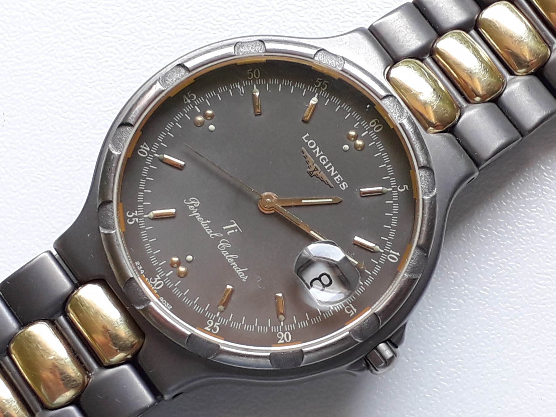 LONGINES CONQUEST TITANIUM, ORIGINAL, PERFEKTAN !!! (77424703 ...