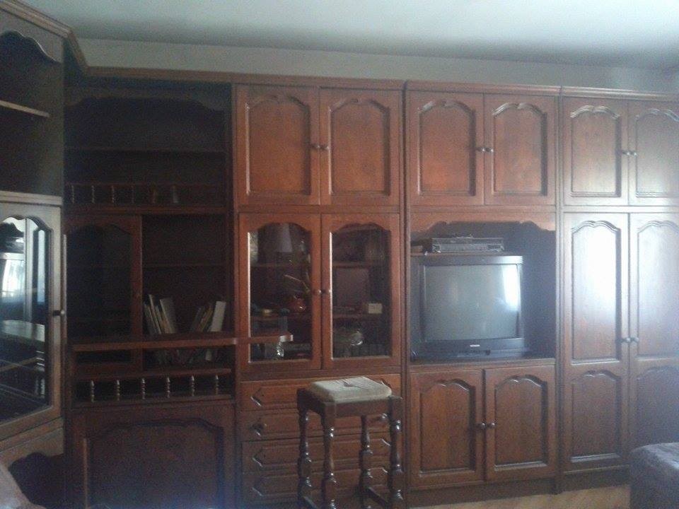 ugaoni regal od punog drveta (47875353) - Limundo.com